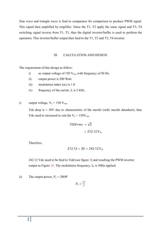 pwm inverter | PDF