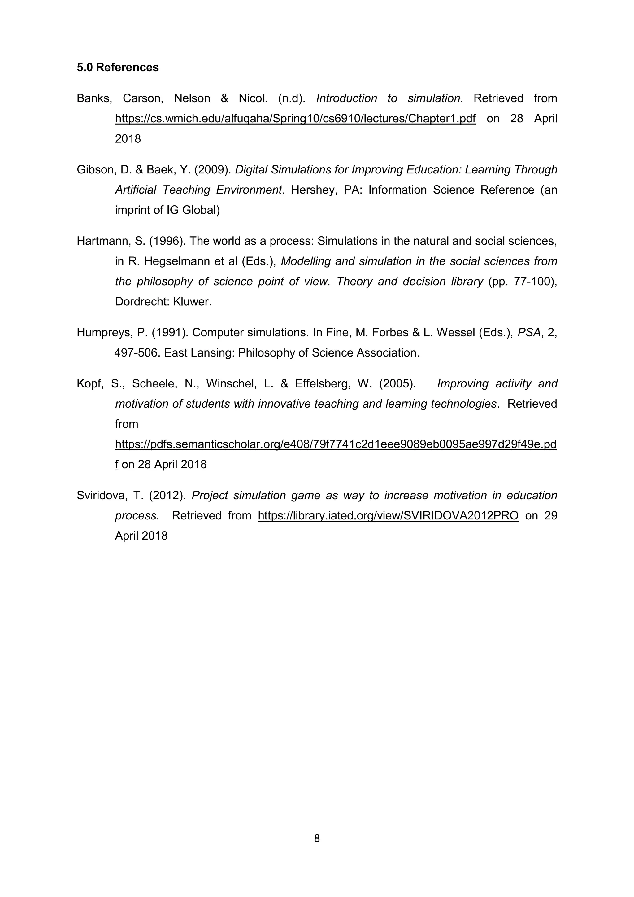 Assignment 3 - Report on STELLA Simulation | PDF