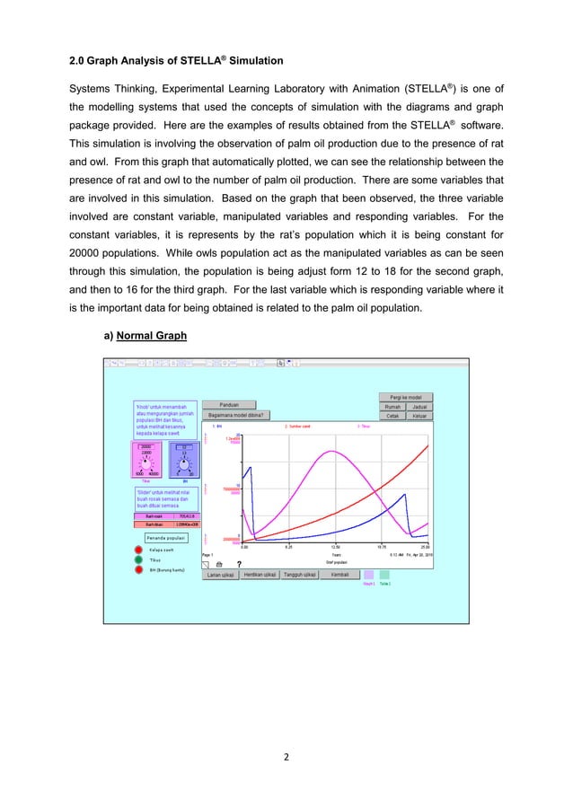Assignment 3 - Report on STELLA Simulation | PDF