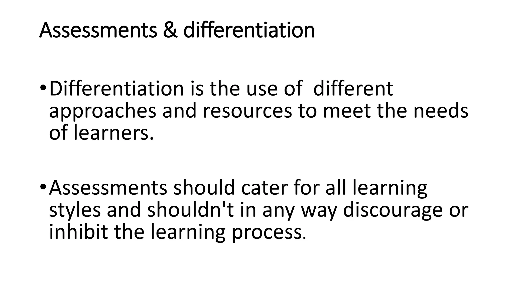 Assessment methods in adult training | PPTX
