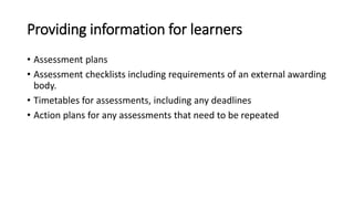 Assessment methods in adult training | PPTX