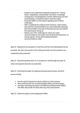 Assignment 3: 21st Century Challenges | PDF