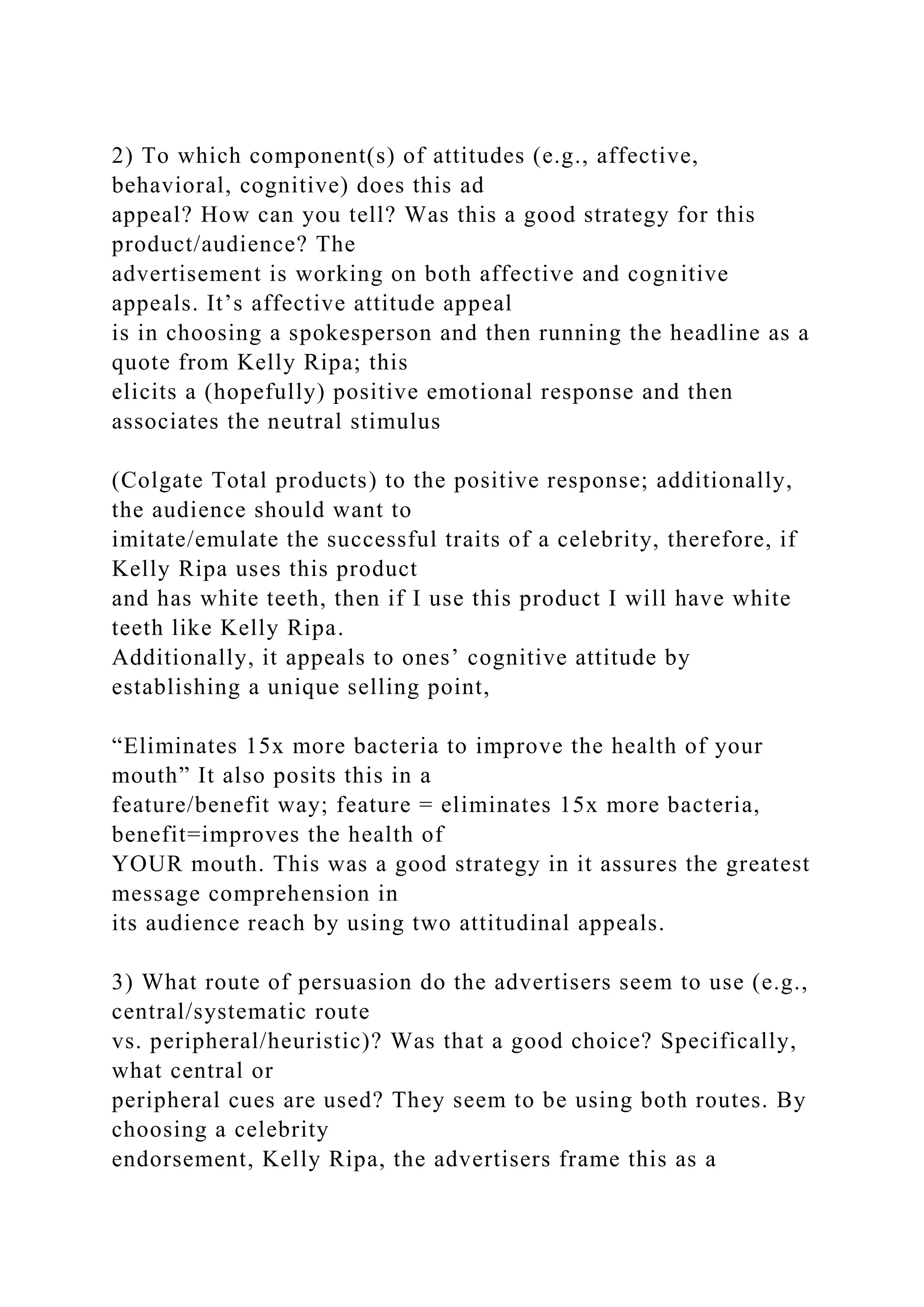 Assignment # 3 – Advertisement Analysis Below, find your A.docx