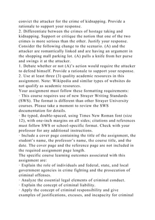 Assignment 3 Assault, Battery, and Crimes against PersonsRe.docx