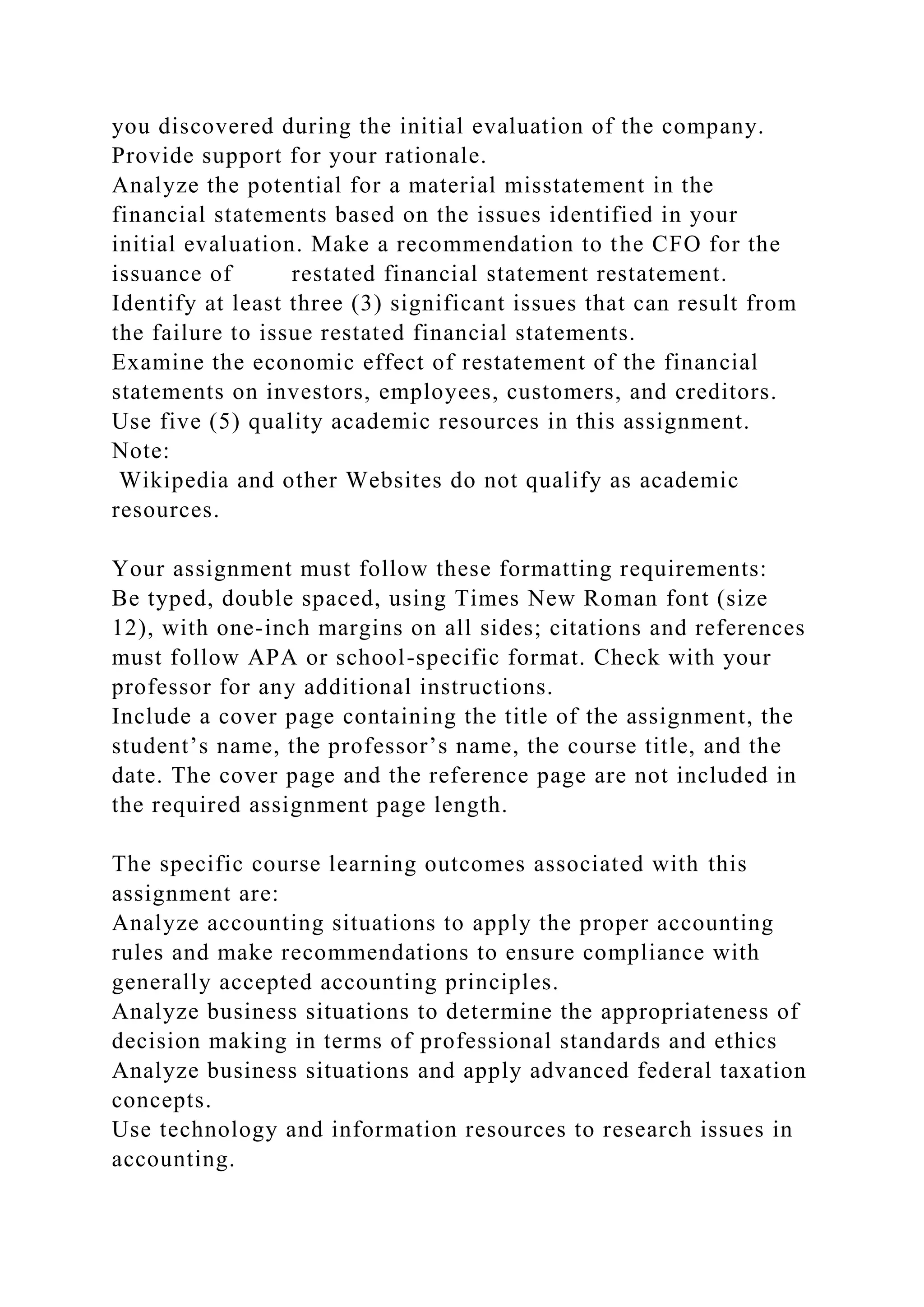 Assignment 3 Capstone Research ProjectDue Week 10 and worth 440 p.docx | Stocks and Bonds ...