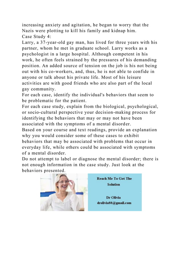 Assignment 3 Case Study Analysis IThe first step in understanding.docx