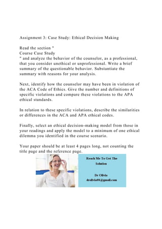 Aca Code Of Ethics Reference