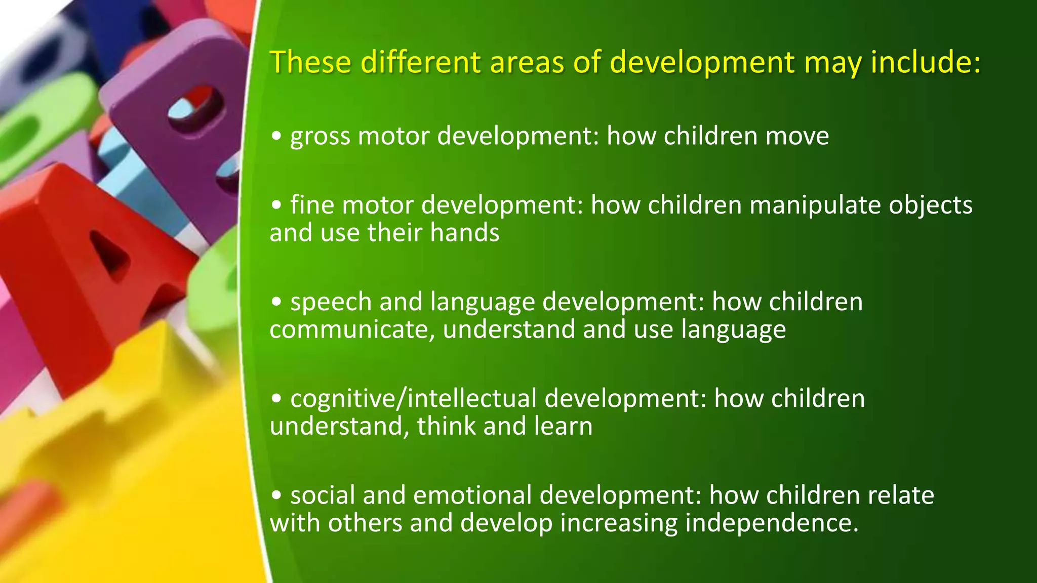 Developmental assessments and developmental delay | PPTX