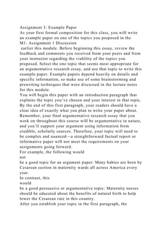 Assignment 3 Example PaperAs your first formal composition for th.docx