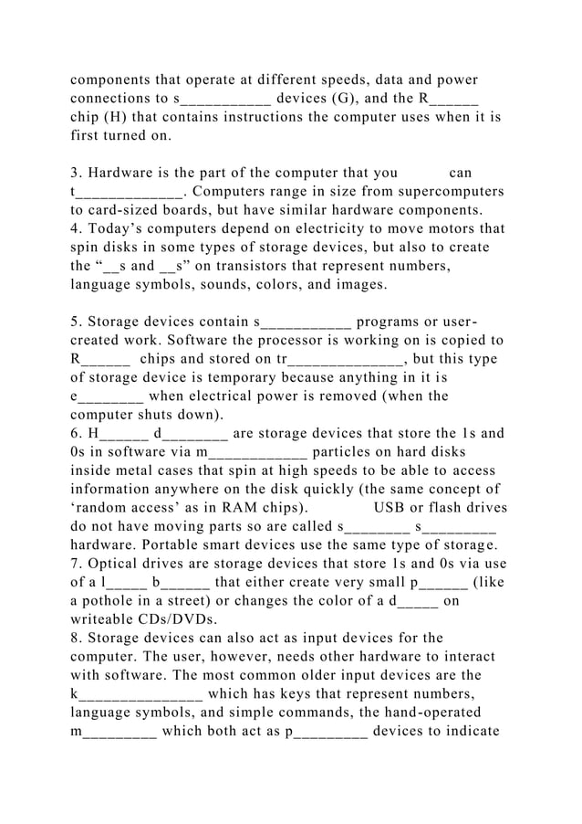 Assignment #3 – Foundations of Computer TechnologyDue on B.docx