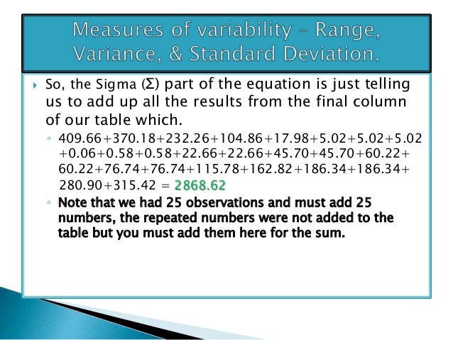 Measures of Central Tendency, Variability, and Position