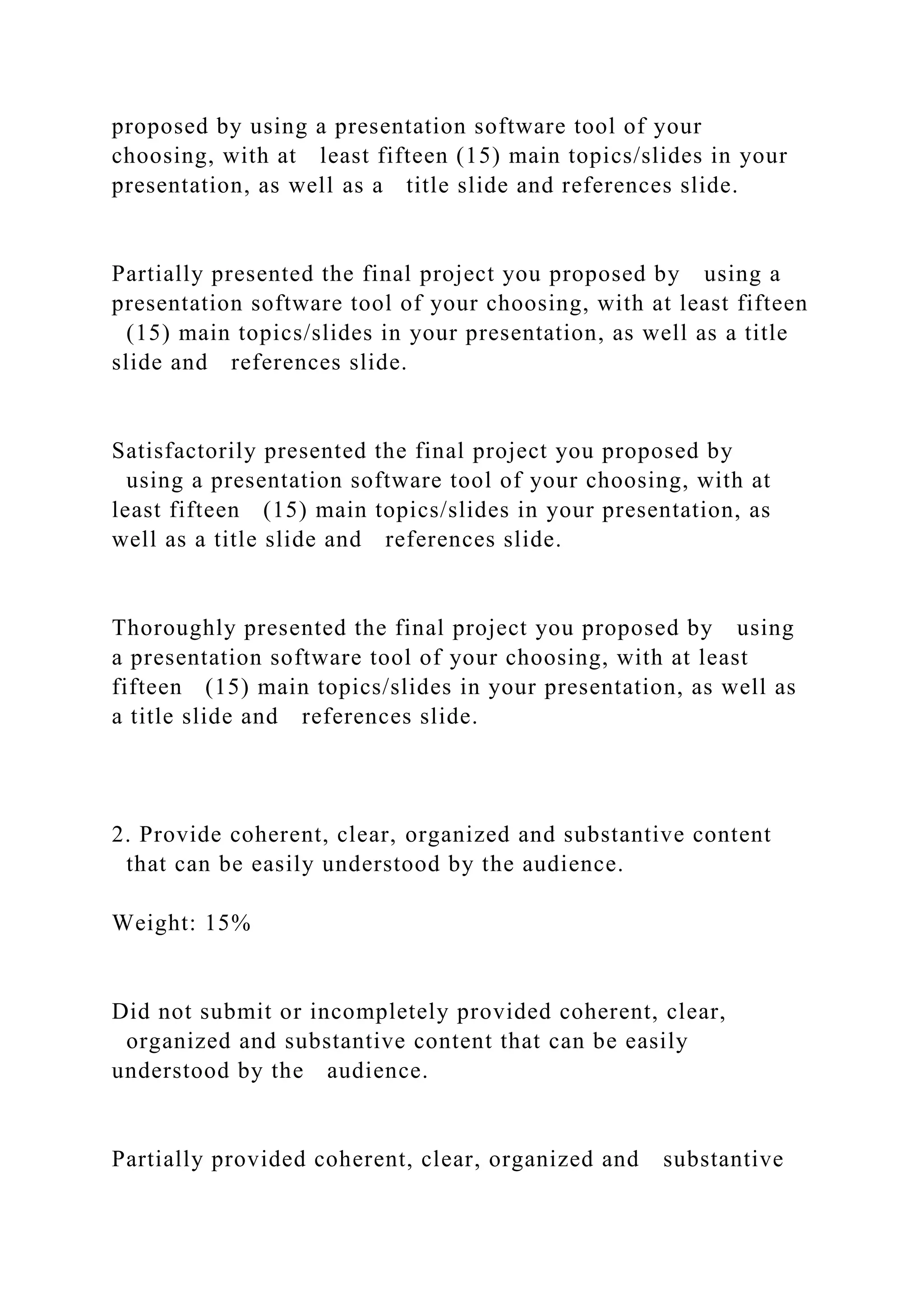 Assignment 3 Presentation of the Proposal and ReflectionsRe.docx | Social Networking | Internet