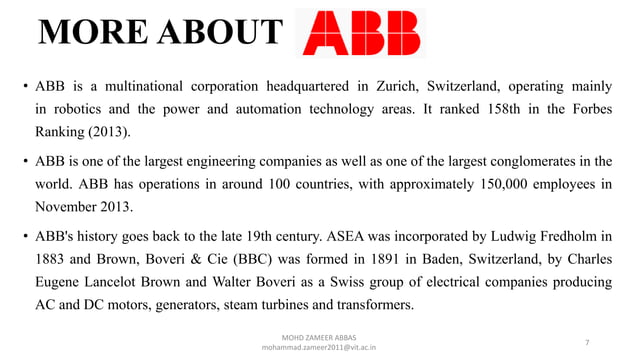 Companies in Switchgear Manufacturing - An Analysis | PPTX | Business ...