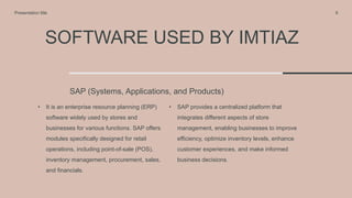 Supply chain management, Assignment related to IMTIAZ SUPER STORE.pptx