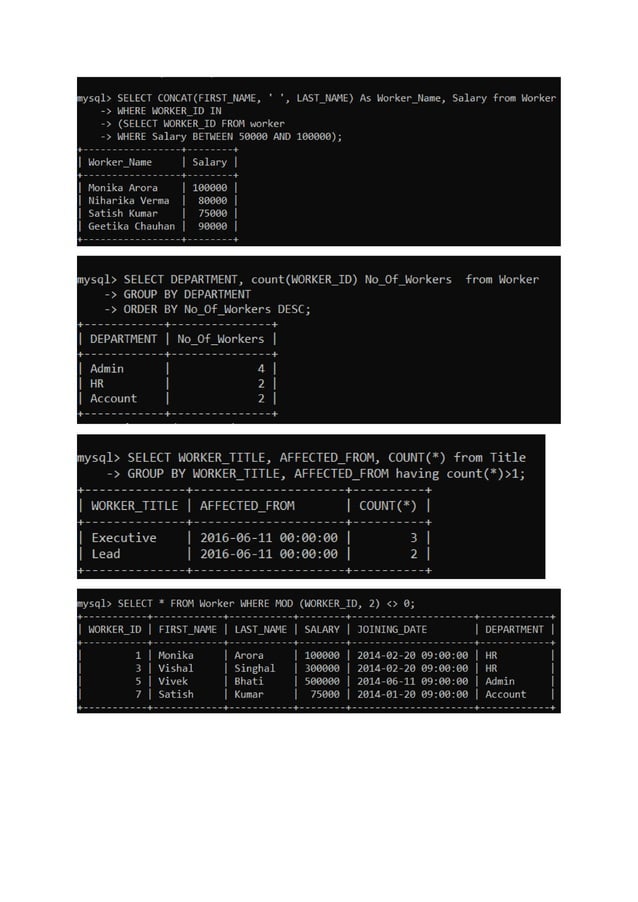 Assignment 3 Sql 1 Pdf