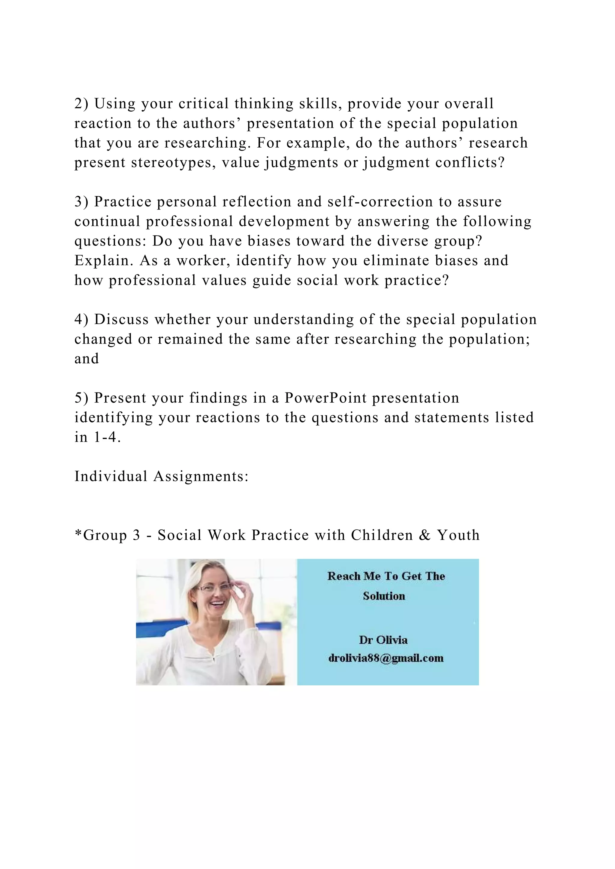 Assignment 3 Understanding Human Diversity, Cultural Diversity .docx