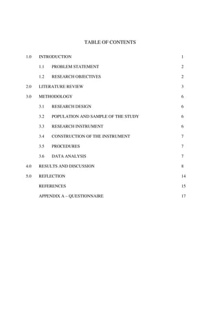 Action Research - Assignment 4 | PDF