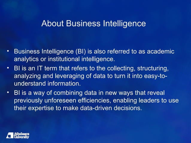 Business Intelligence Basic | PPT