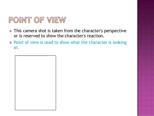 Assignment 4: Camera shots, camera angles, camera movement, compositi…
