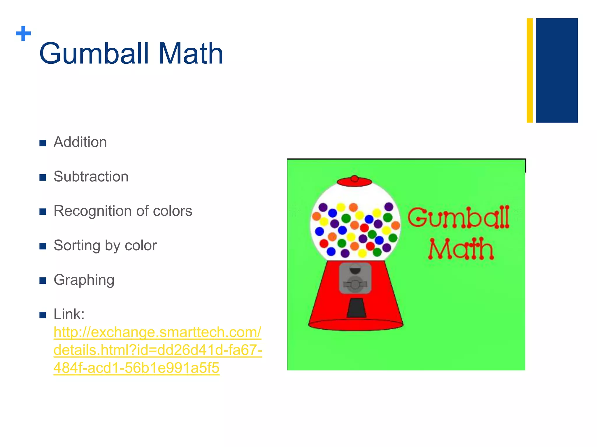 Gumball Math: SMART Board Lesson Plan | PPTX