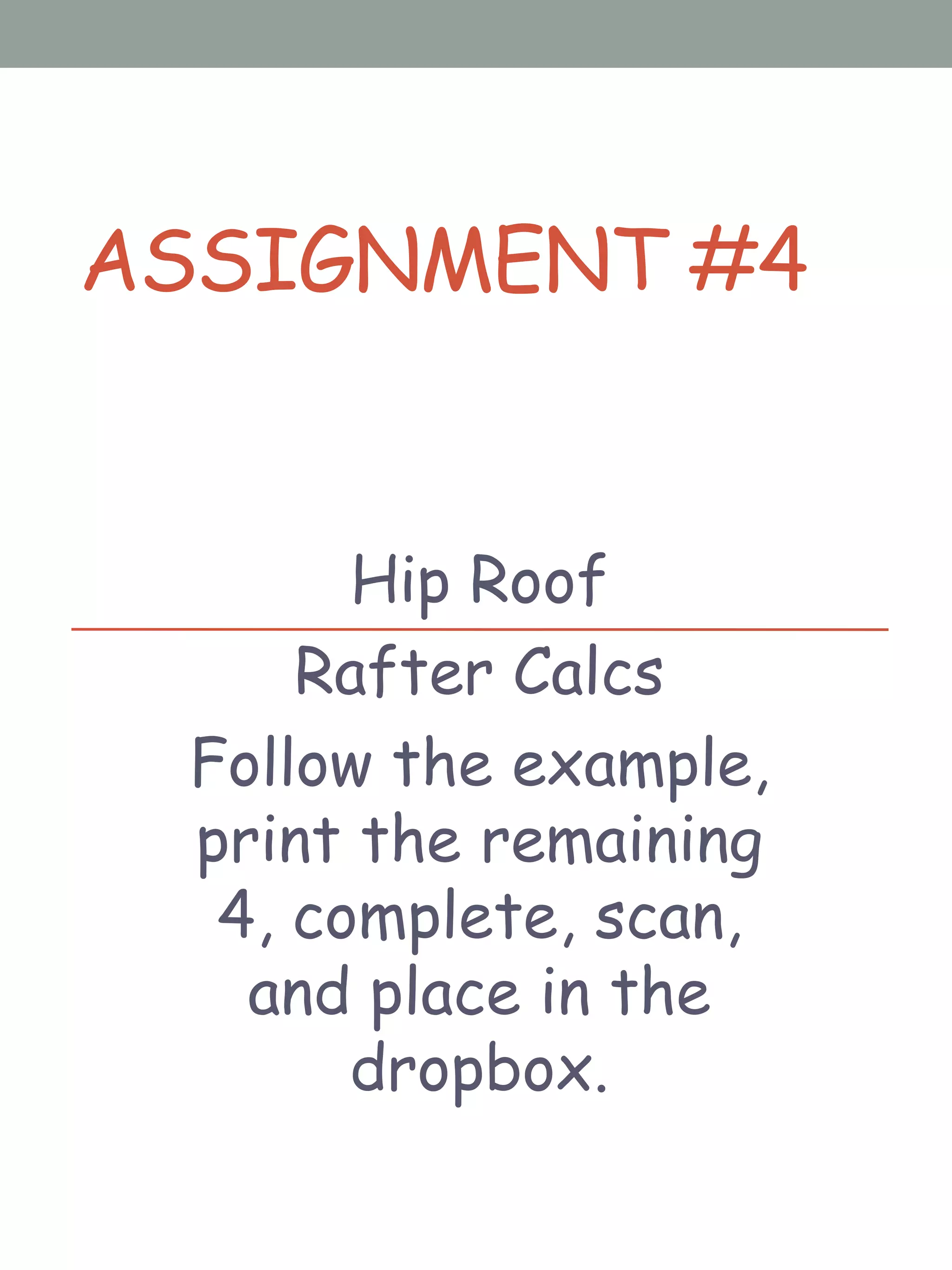 Assignment #4 | PPTX