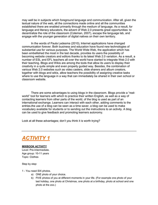 Assignment 4 - Fiore Natalia Macarena | DOCX | Internet for Beginners ...