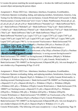 Assignment 4- Implementing a Banking Application Due See course shel.pdf