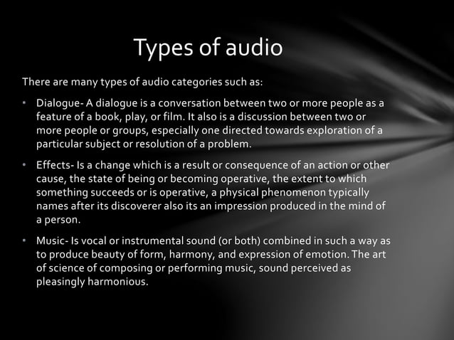 Assignment 4 a – investigating digital audio recording techniques | PPT