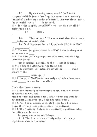 Assignment 4Chapter 1010.1. In a t test for a single samp.docx