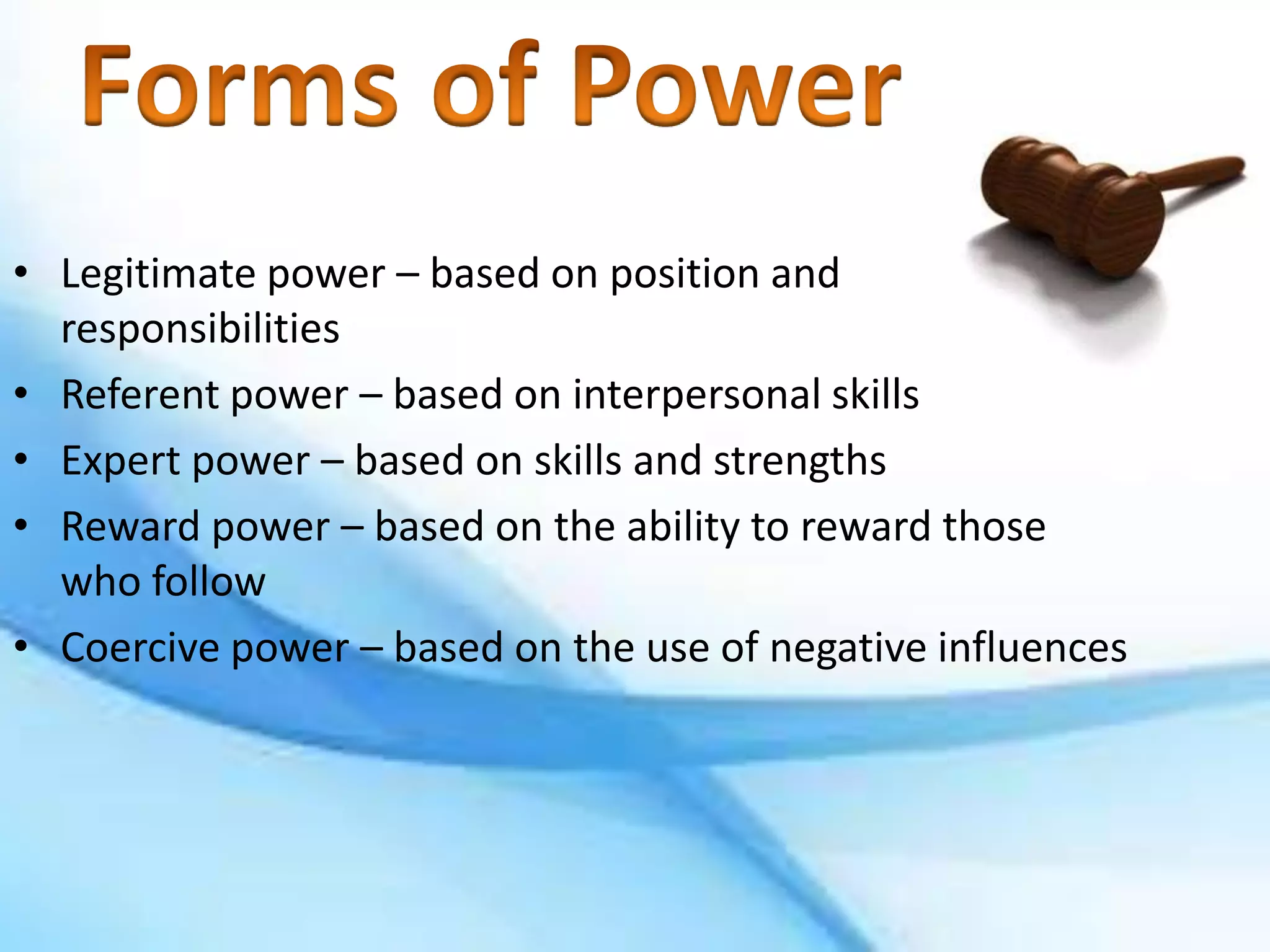 Power in the Workplace - Natasha Hansman | PPTX
