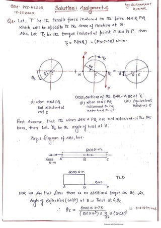 Assignment 4 solution | PDF