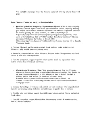 Assignment 2: Project Paper – Comparative Essay | DOCX | Educational ...