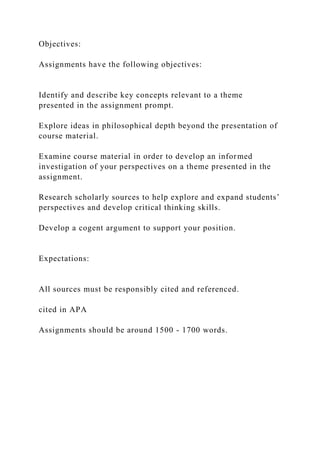 Assignment #5 - Philosophy Figure essayInstructionsSelect a.docx
