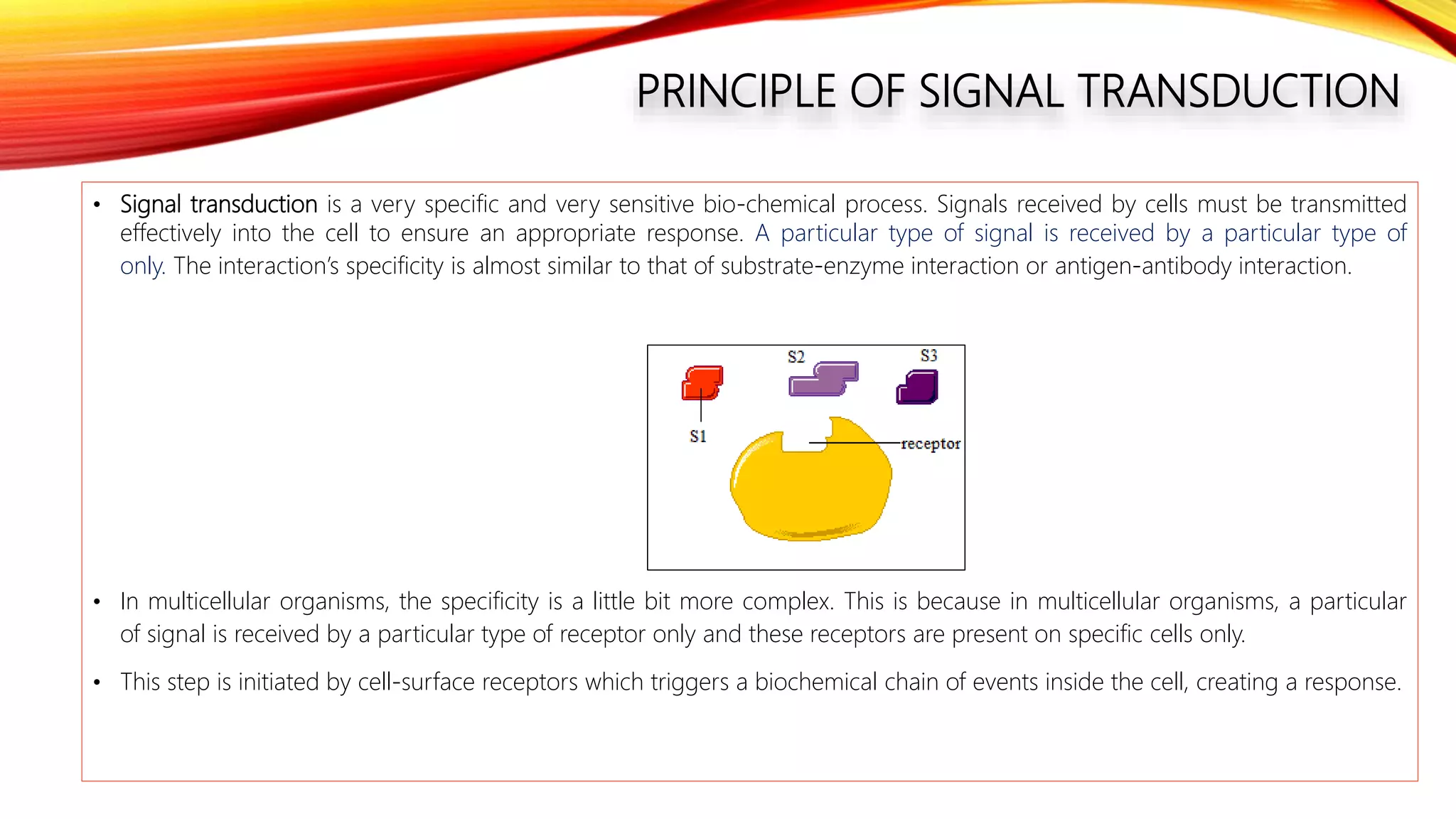 Signal transduction principle and mechanism in plants | PPTX