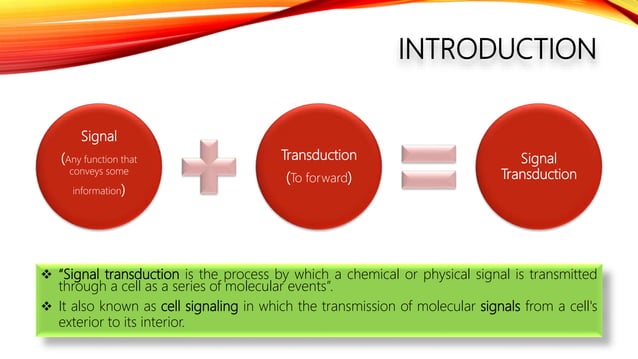 Signal transduction principle and mechanism in plants | PPTX