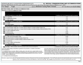 Assignment 5 draft iep | PPTX