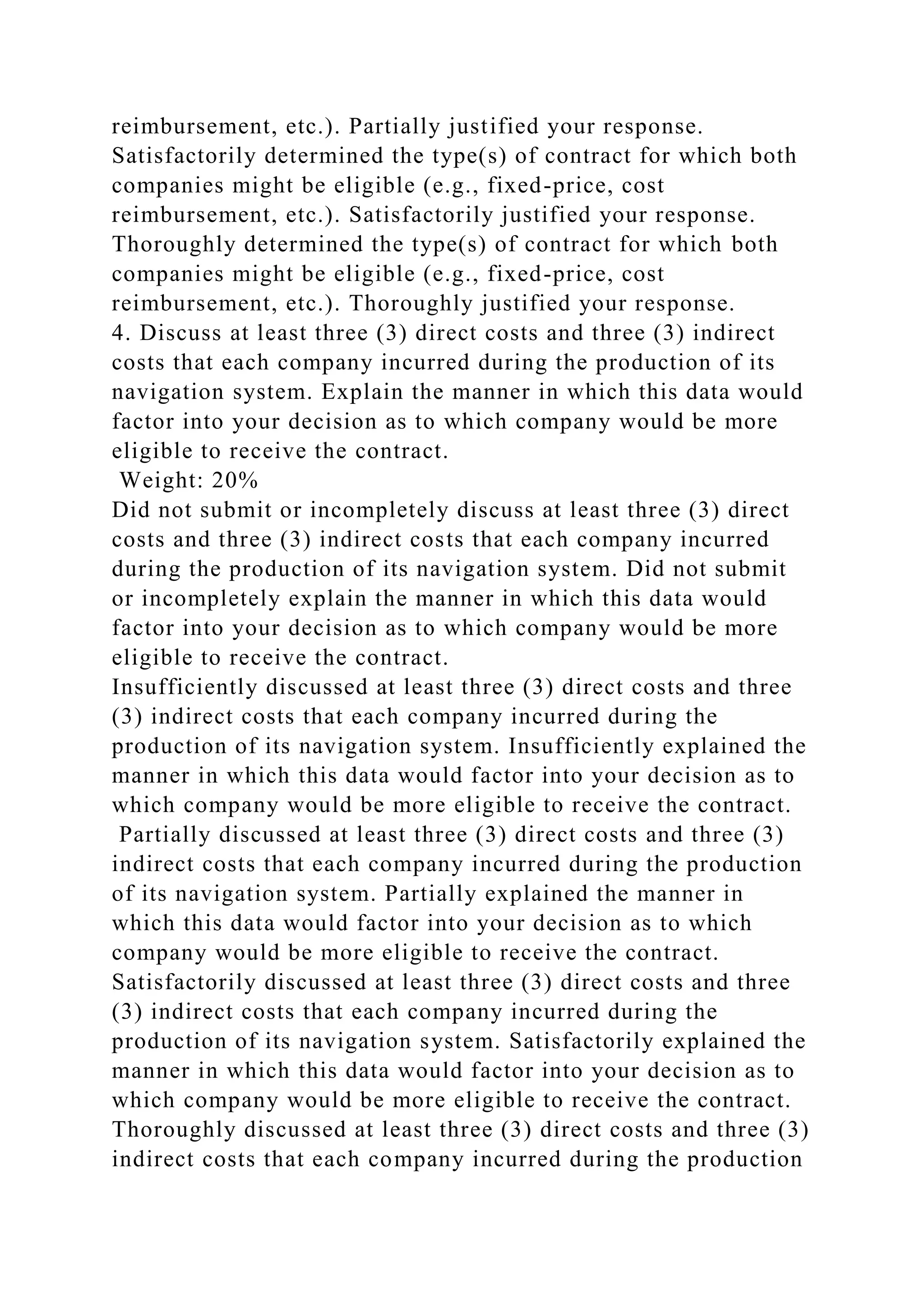 Assignment 5 Federal Contracting Activities and Contract Types Du.docx