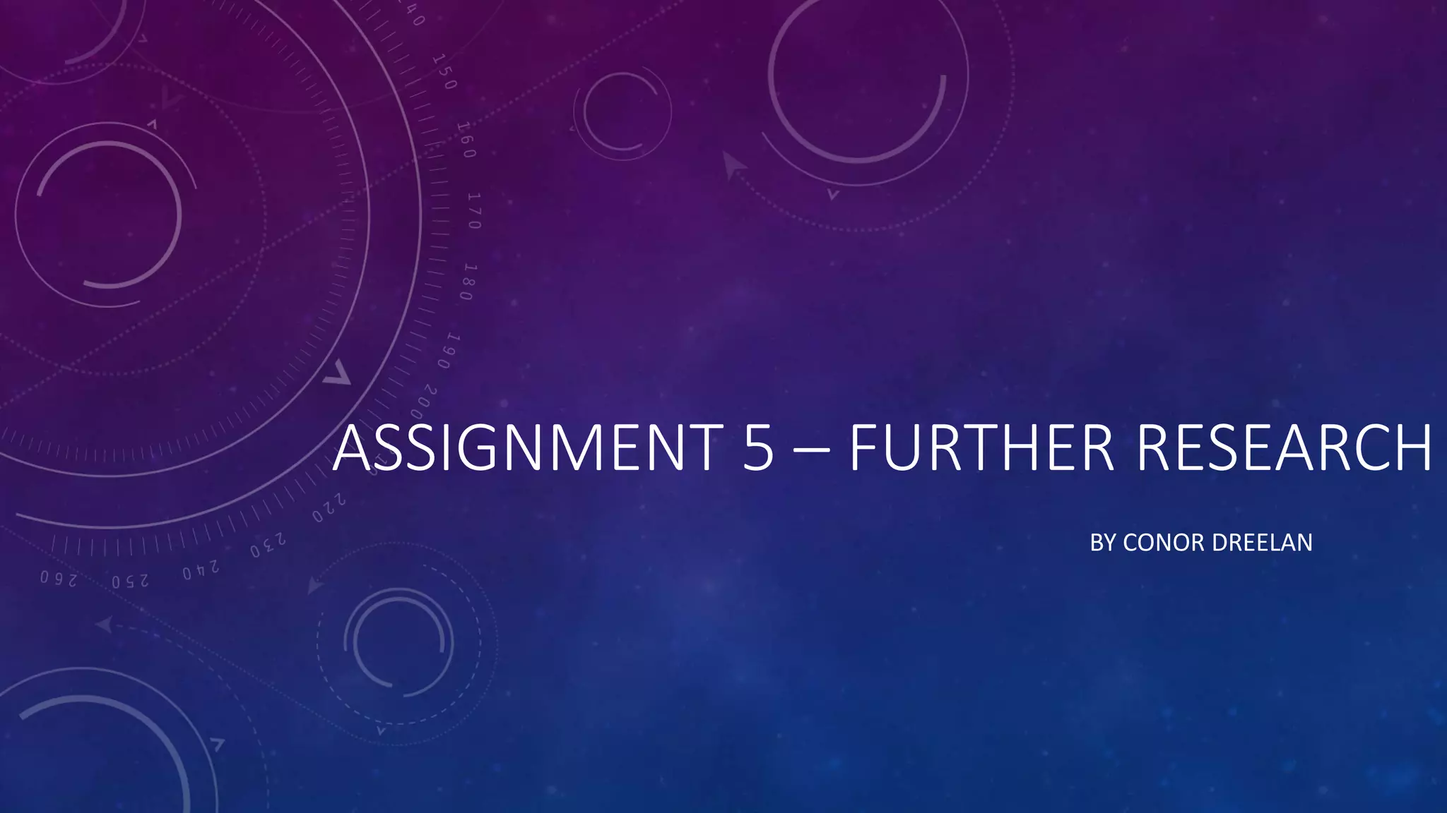 Assignment 5 – further research | PPTX | Video Production | Content ...