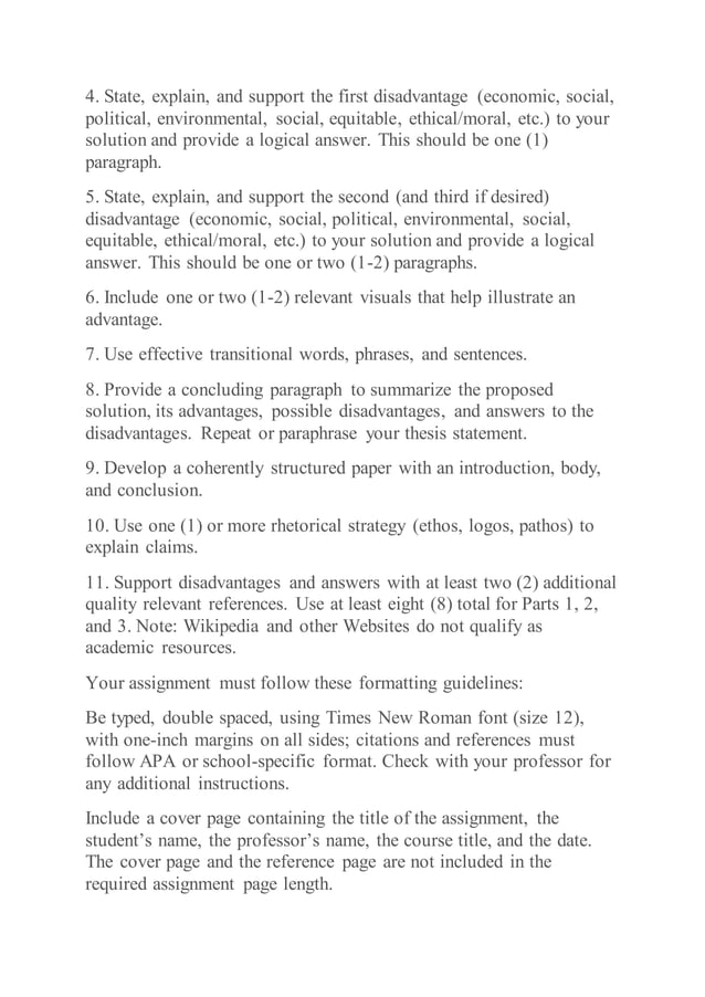 Assignment 5 Persuasive Paper Part 3 Possible Your Dreams Our Mission ...