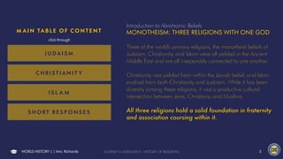 Abrahamic Religions Analysis | PDF