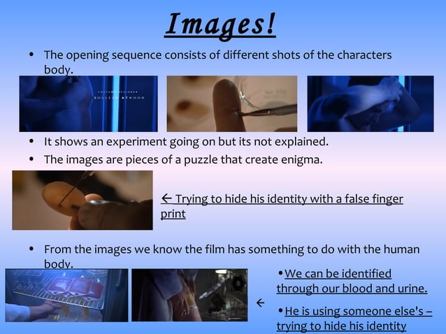 Assignment 6 opening sequence analysis | PPT