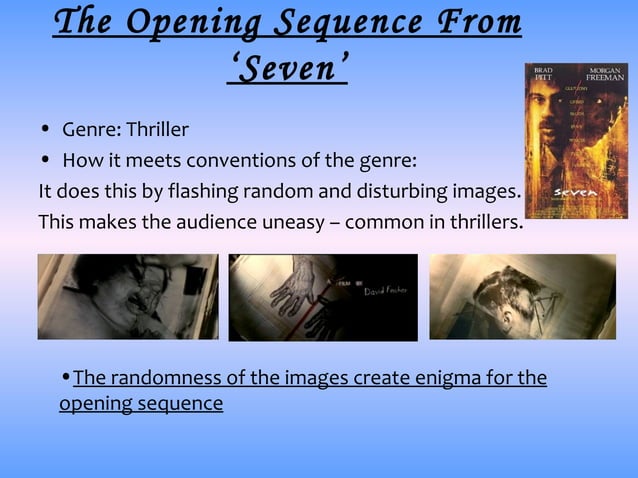 Assignment 6 opening sequence analysis | PPT