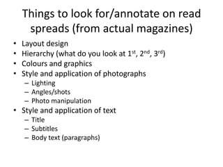 Assignment 6 magazines | PPTX