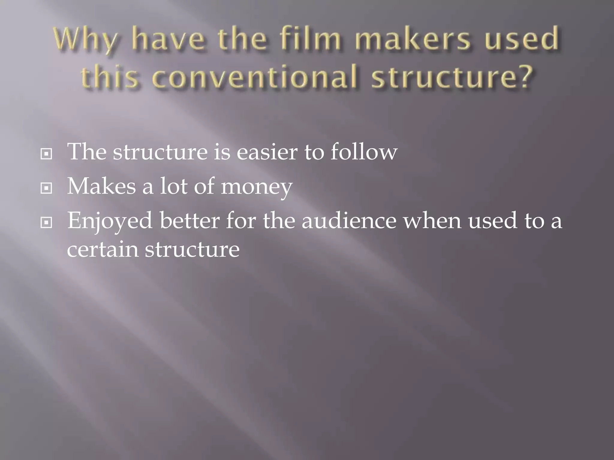 Assignment 6:Simple film narrative structure analysis | PPTX | Drama ...