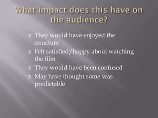 Assignment 6:Simple film narrative structure analysis | PPTX | Drama ...
