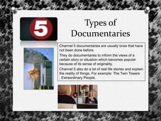 Assignment 6 tv channel research | PPTX | History | Genres