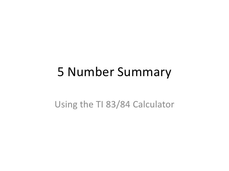 5 Number Summary Stats 146 5-number-summary-stats-146