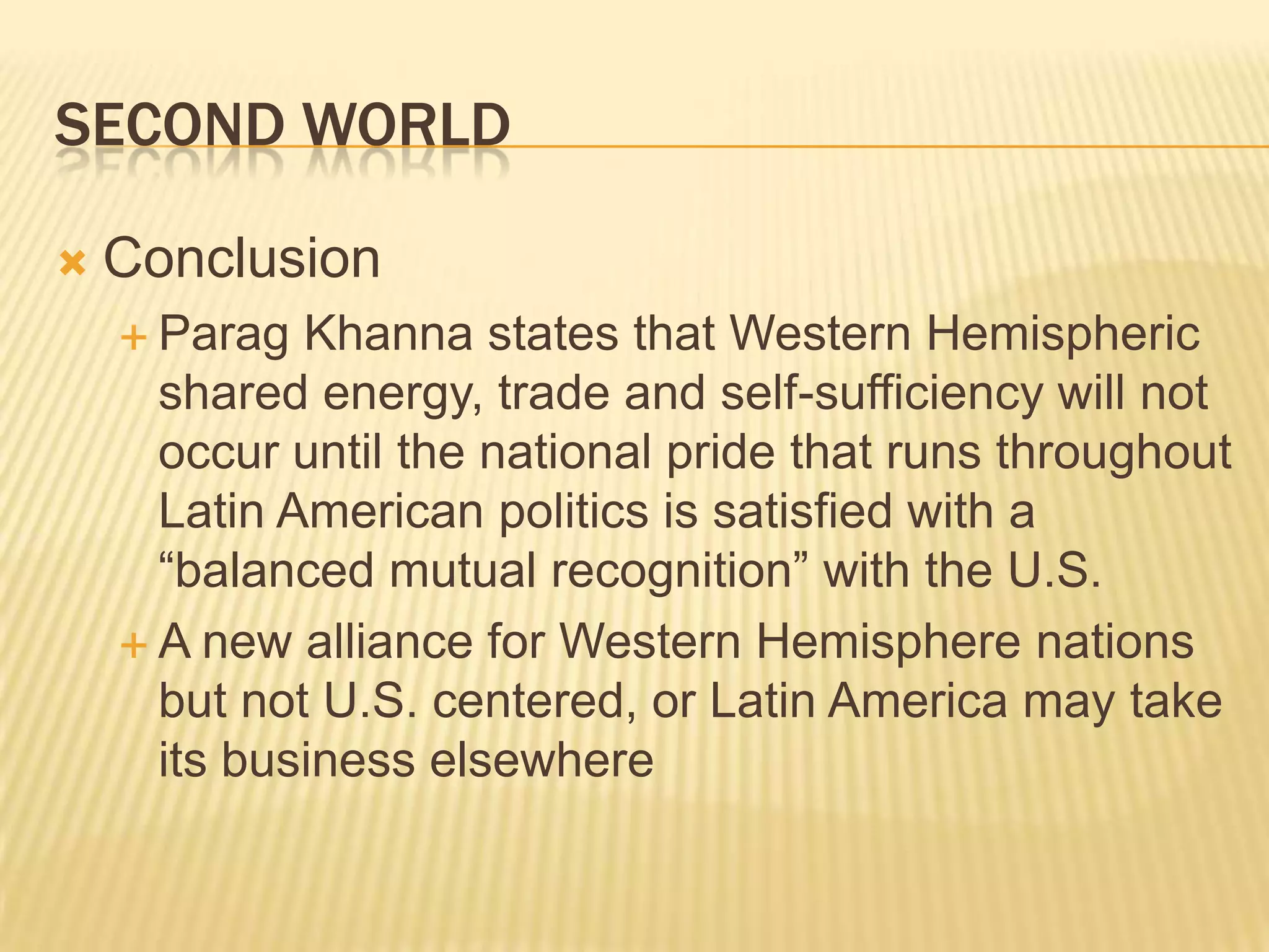 Assignment 7 - Modern Latin America | PPTX