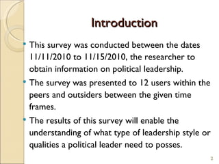 What Makes a Good Political Leader | PPT | Politics