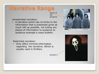 Assignment 8: Narrative theory | PPTX